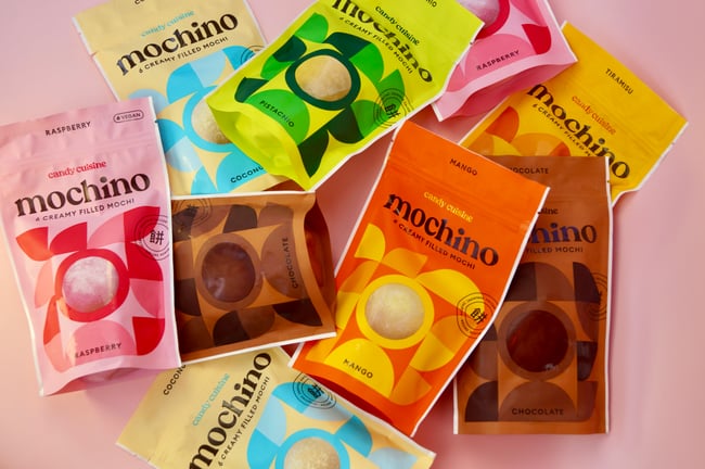 candy cuisine mochini Classic: Vanille-Matcha-Schoko