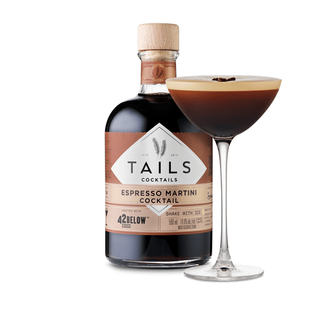 Tails Espresso Martini Cocktail + Shaker