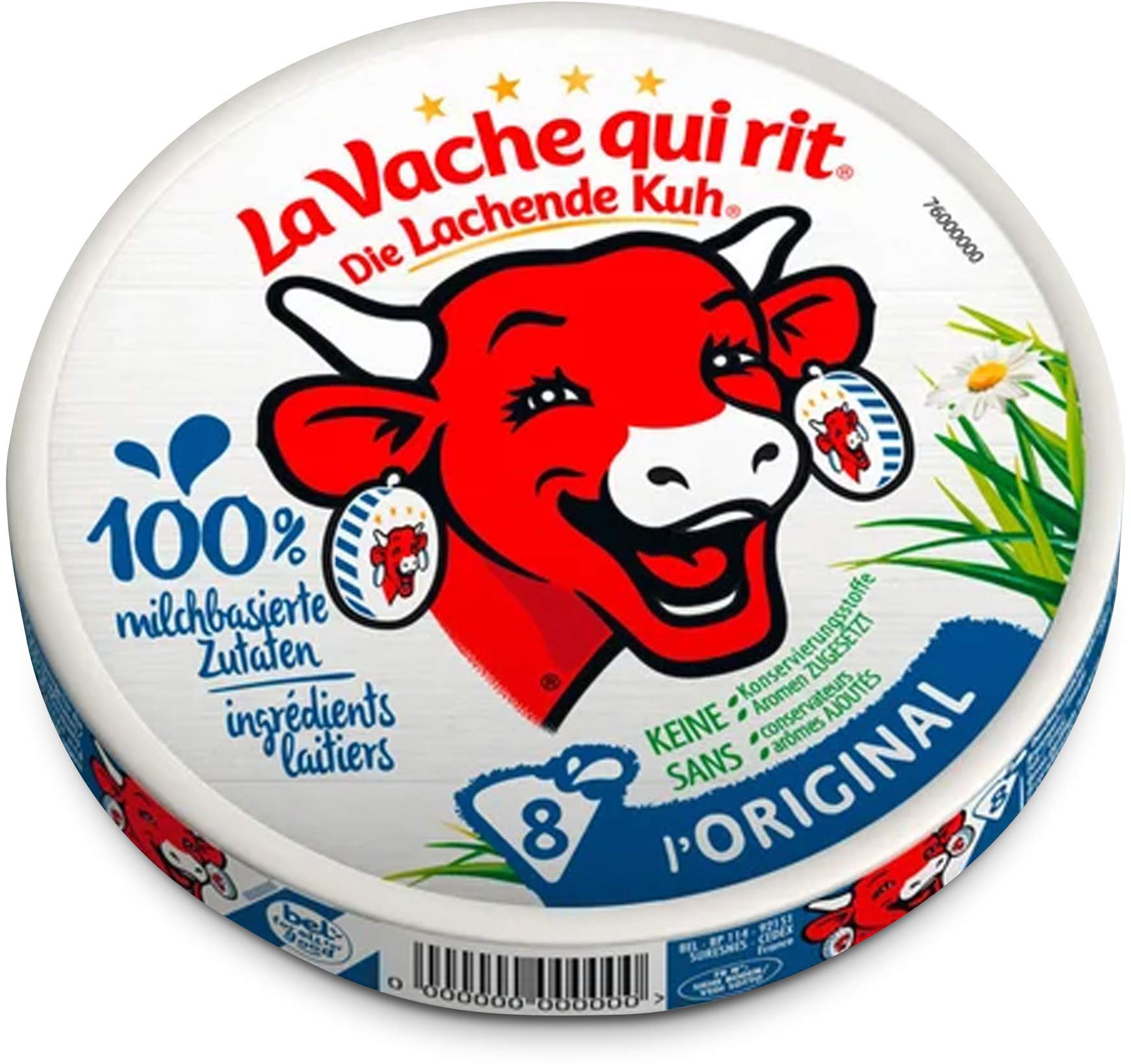 Die Lachende Kuh französische Schmelzkäse Ecken Die Lachende Kuh französische Schmelzkäse Ecken