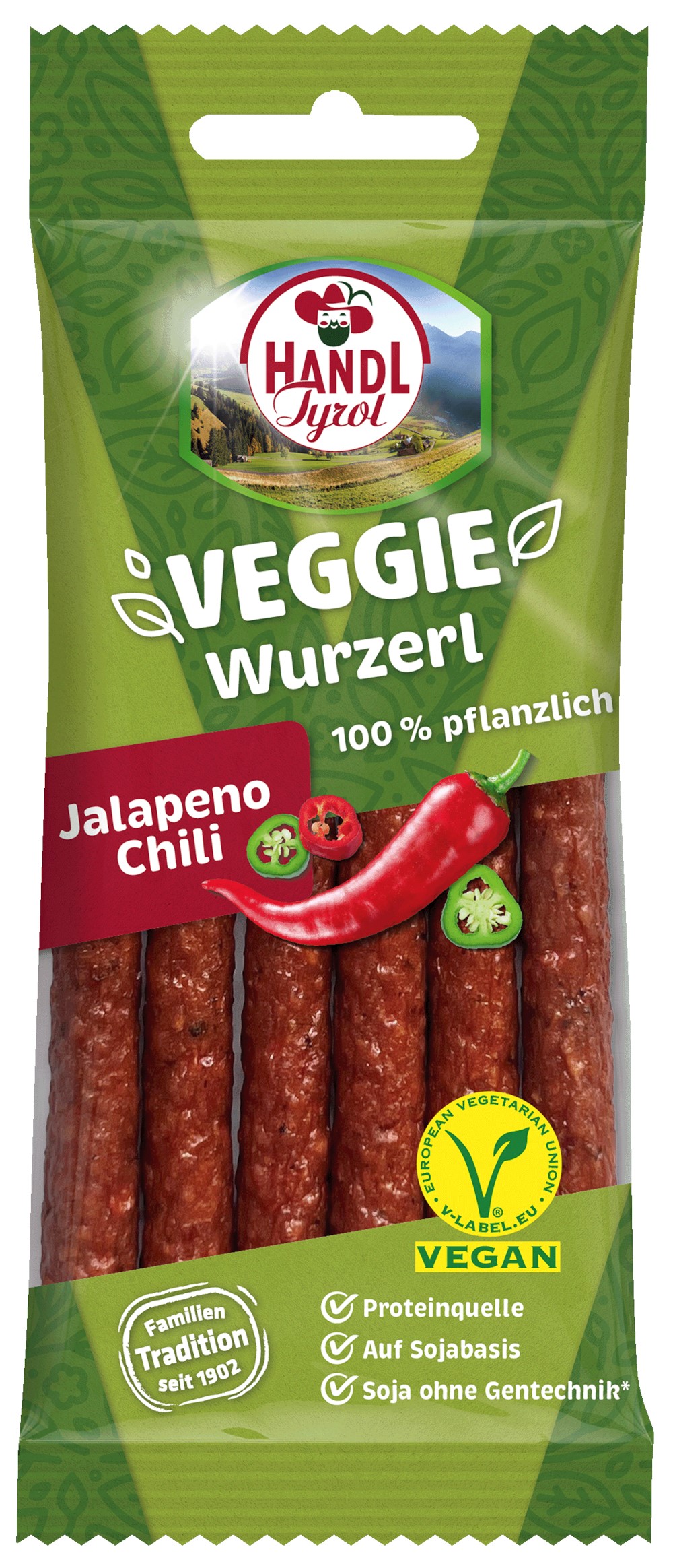 Handl Tyrol Veggie Wurzerl Chili VEGAN