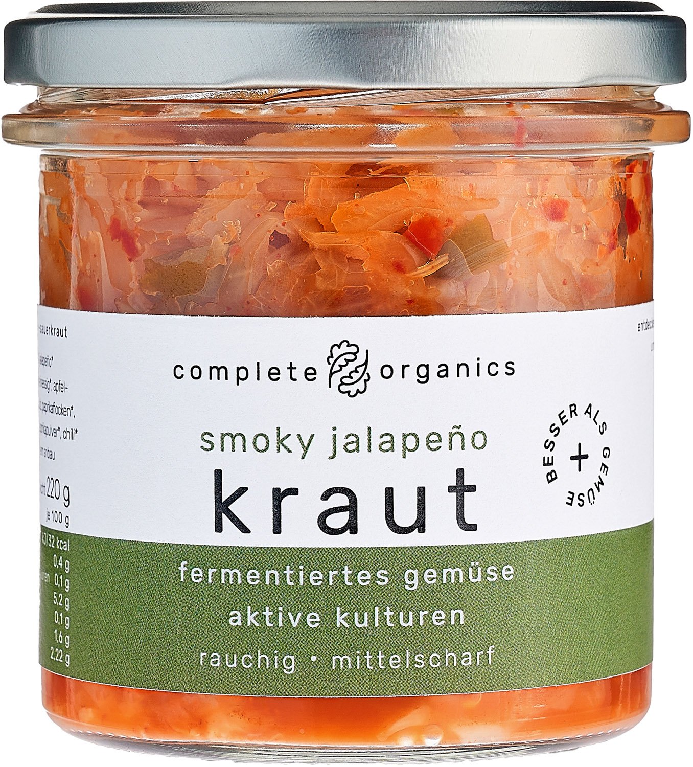 Complete Organics BIO smoky jalapeno kraut